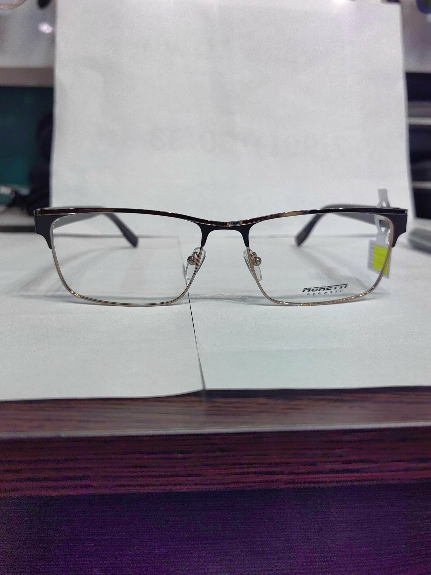 Мужская широкая оправа с фликсом