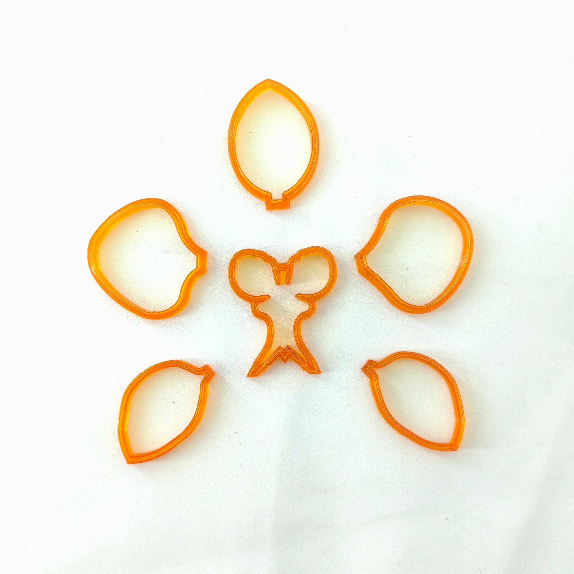 Пластиковые каттеры "Лепестки Орхидеи фаленопсис малые "