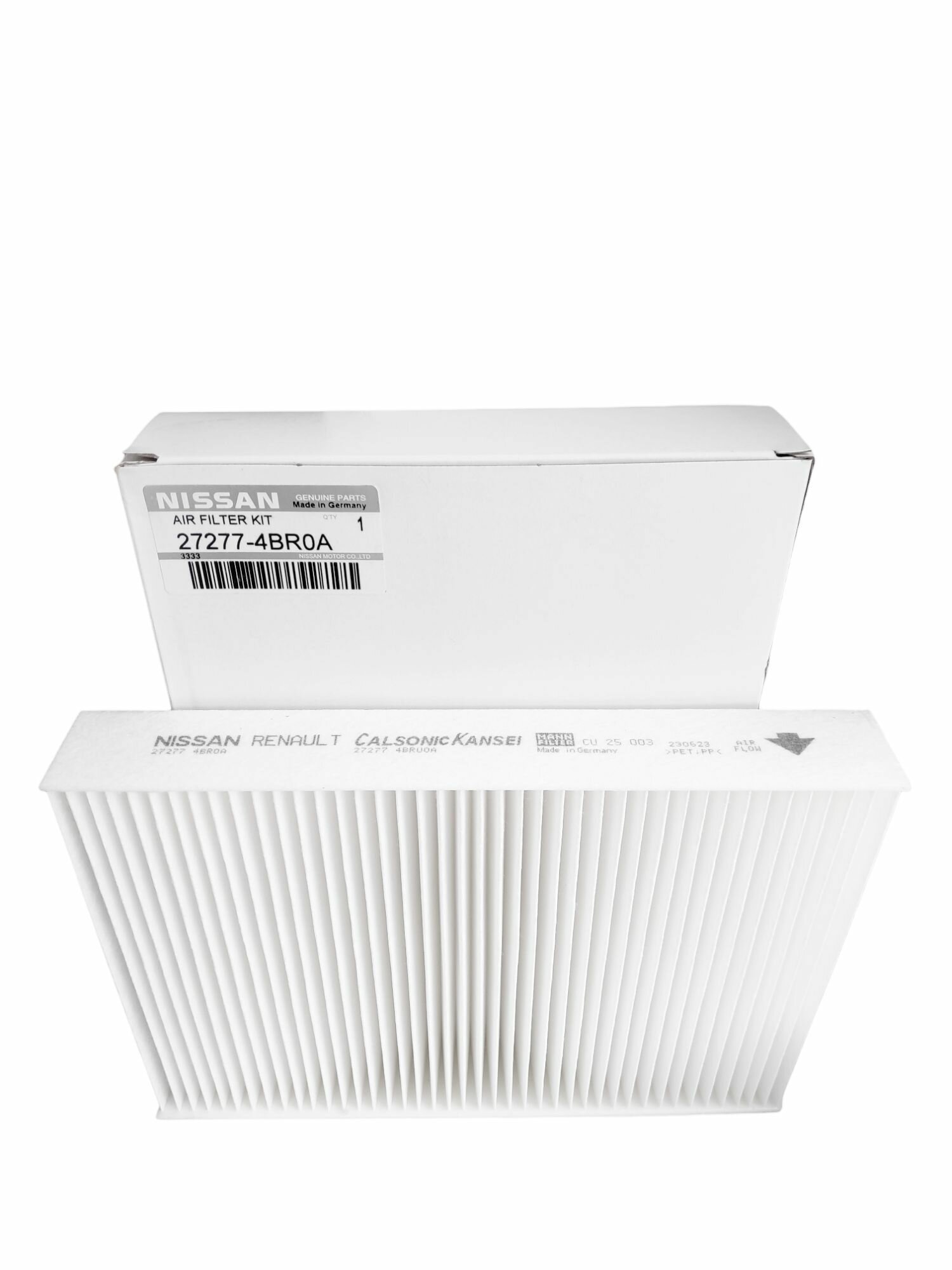 Фильтр салонный Nissan 272774BR0A для Qashqai, X-Trail / Renault Dokker, Koleos