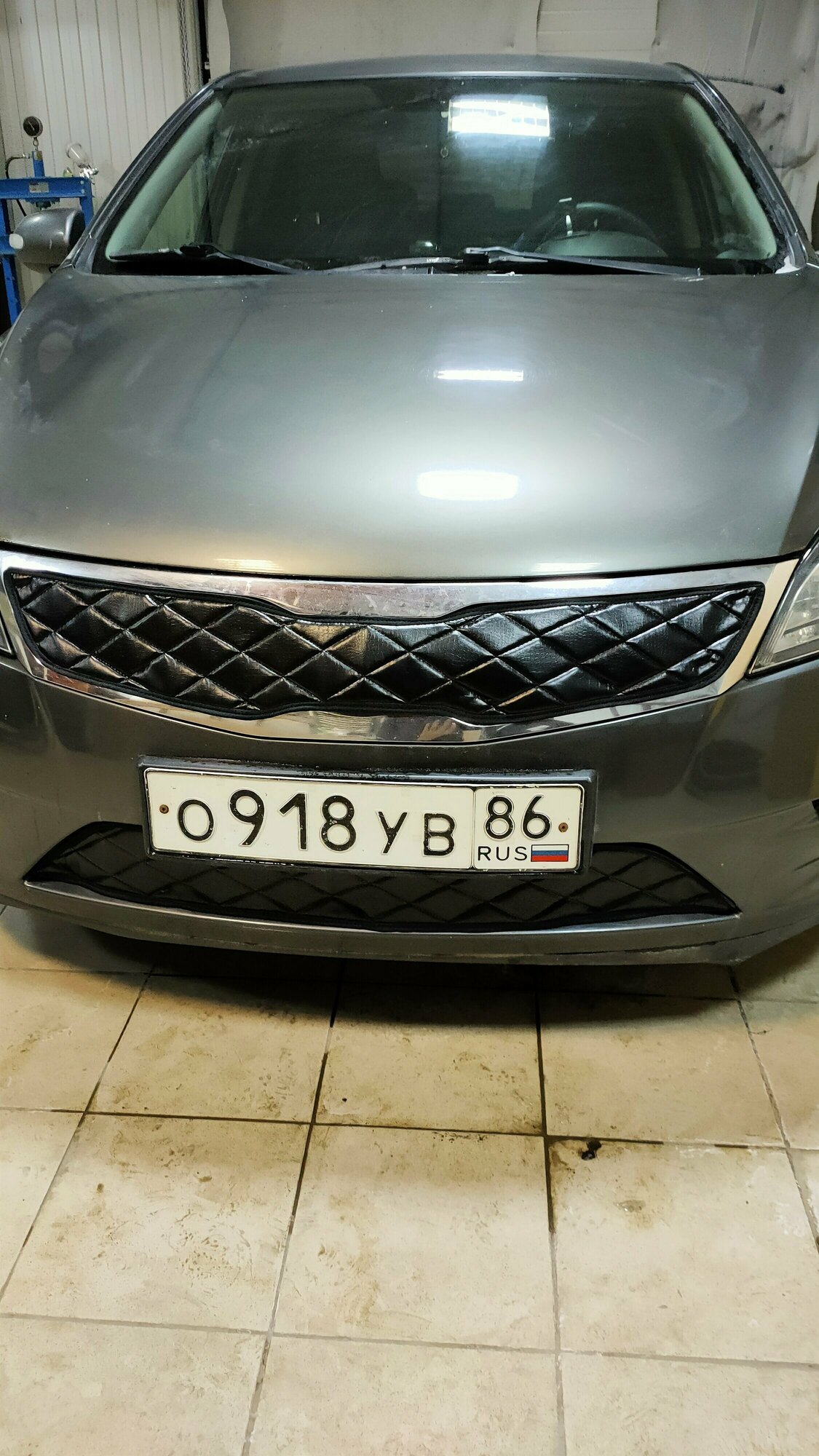 Утеплитель радиатора и бампера для Kia Ceed Киа Сид 2010-2012 Рестайлинг