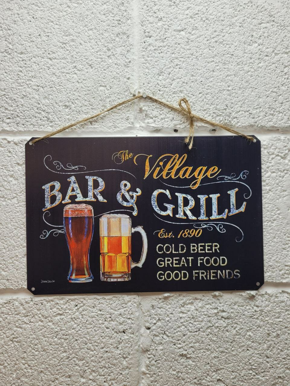 Постер на стену 20 на 30 см "Пив бар" подарочная упаковка в комплекте