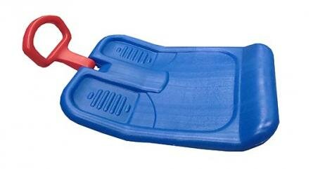 Ледянка детская Санки (пластмассовая) И-1817, (Рыжий кот) ()