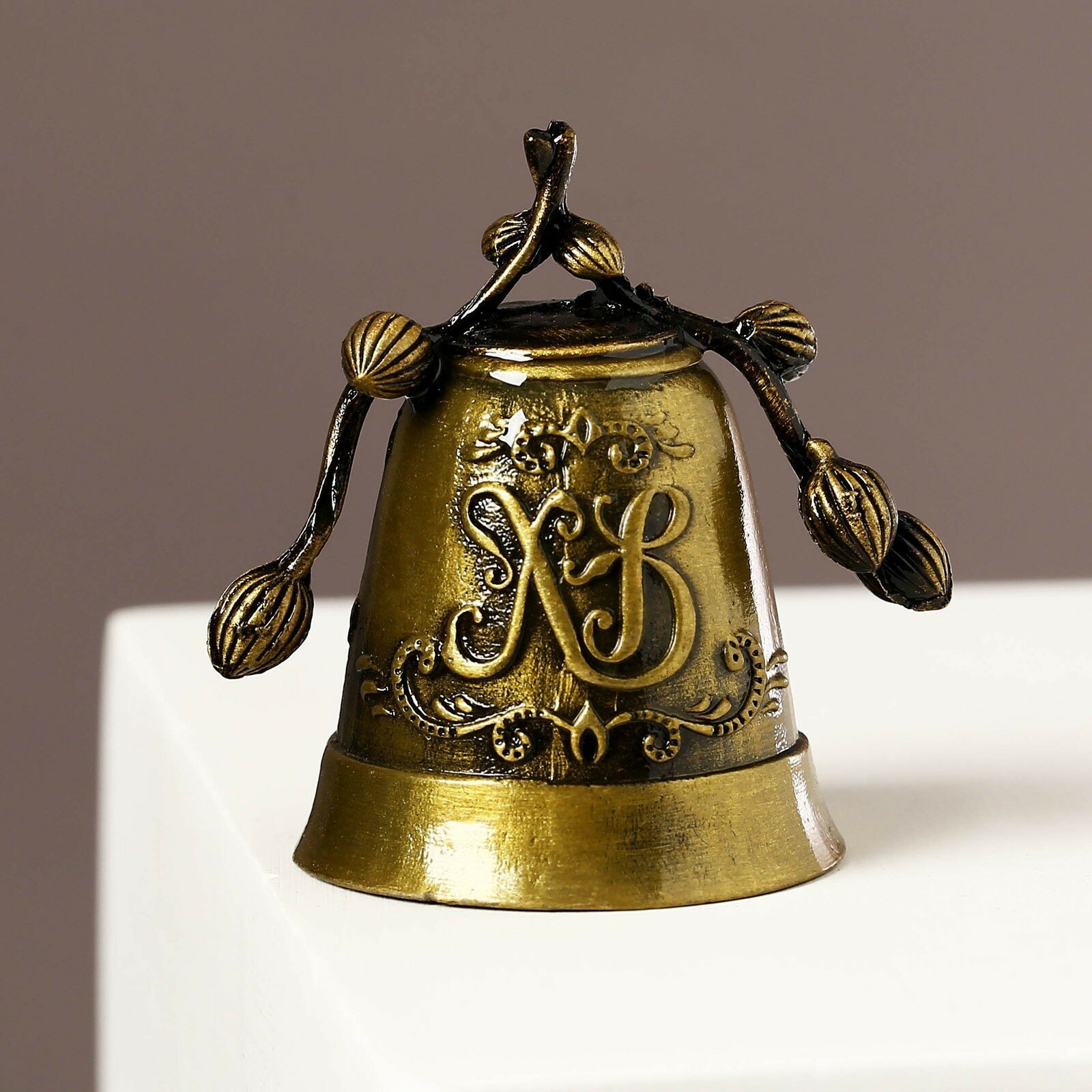 Колокольчик на пасху «Верба», 3.5×4.8 см