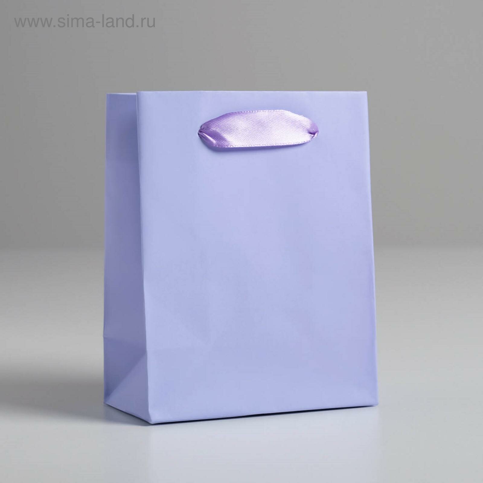 Пакет подарочный «Сиреневый», 11,5 × 14.5 × 6 см, 5047666