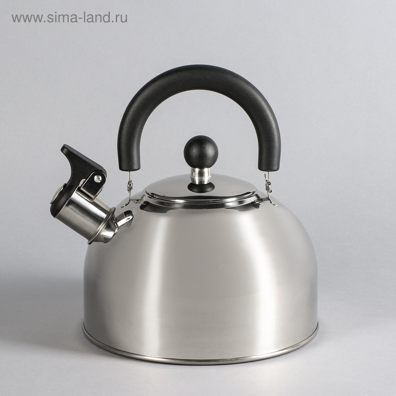 Чайник Катунь, 2.5 л, капсульное дно, со свистком, индукция, нержавеющая сталь