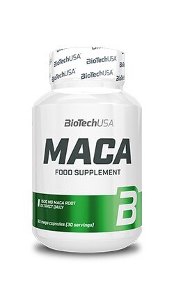 Мака перуанская BioTech Maca 60 таблеток для повышения тестостерона — фото 1