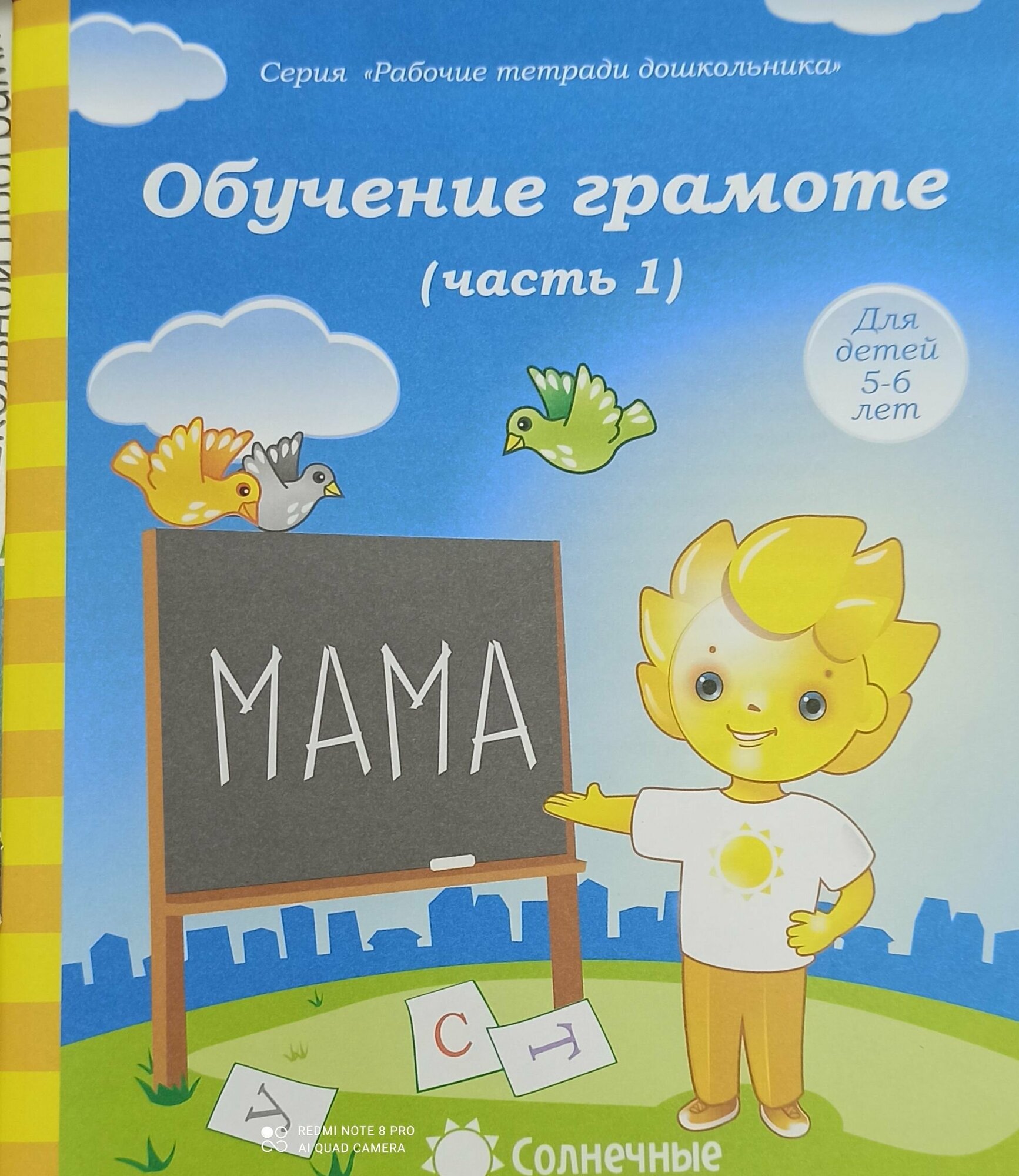Солнечные ступеньки. Обучение грамоте в 2-х ч. 5-6 лет