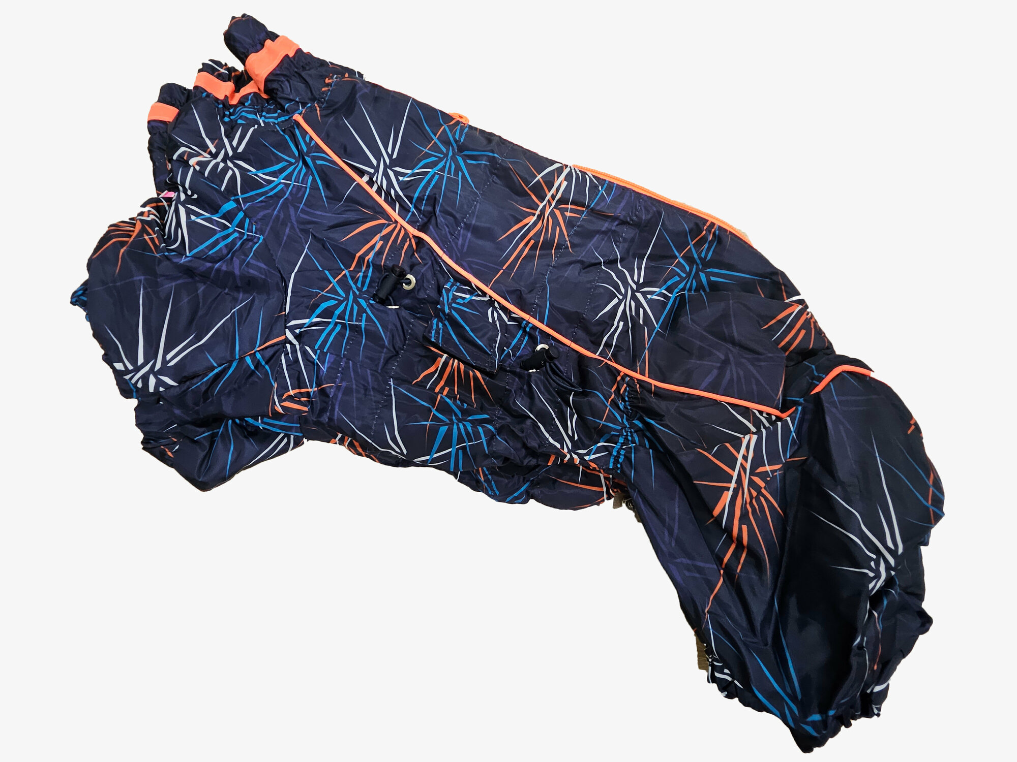 For my dogs комбинезон "Салют" темно-синий/оранжевый для мальчиков А0