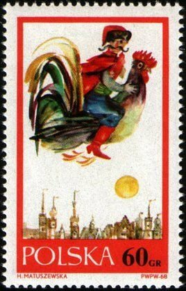 (1968-86) Марка Польша "Пан Твардовский" Сказки III O