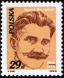 (1982-037) Марка Польша "И. Дашинский" Деятели польского рабочего движения III