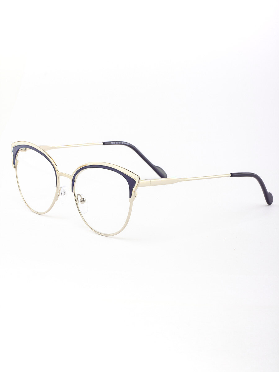 Готовые очки для чтения синие с диоптриями +4.00 футляр