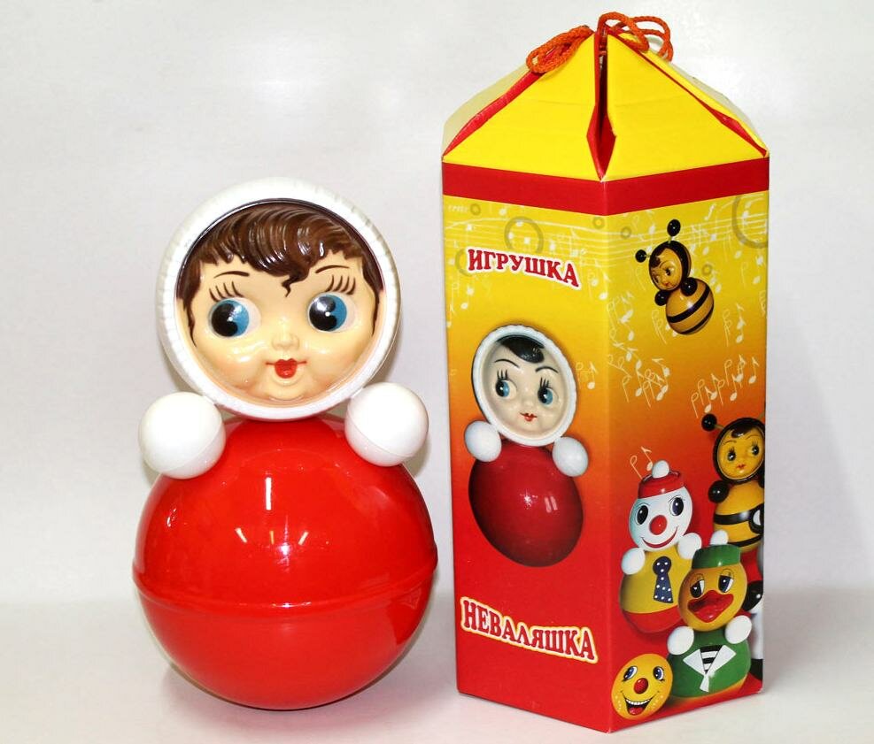 Детская игрушка-неваляшка 35,6 см в художественной упаковке, 1 штука