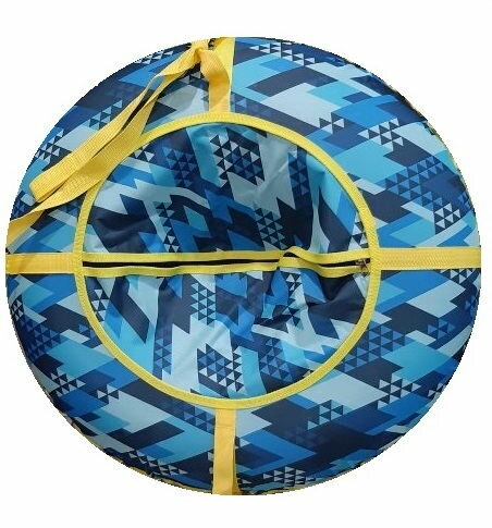 Санки надувные Ватрушка D-09 м (с рисунком) с молнией 9472/СН09РМ с 3 лет