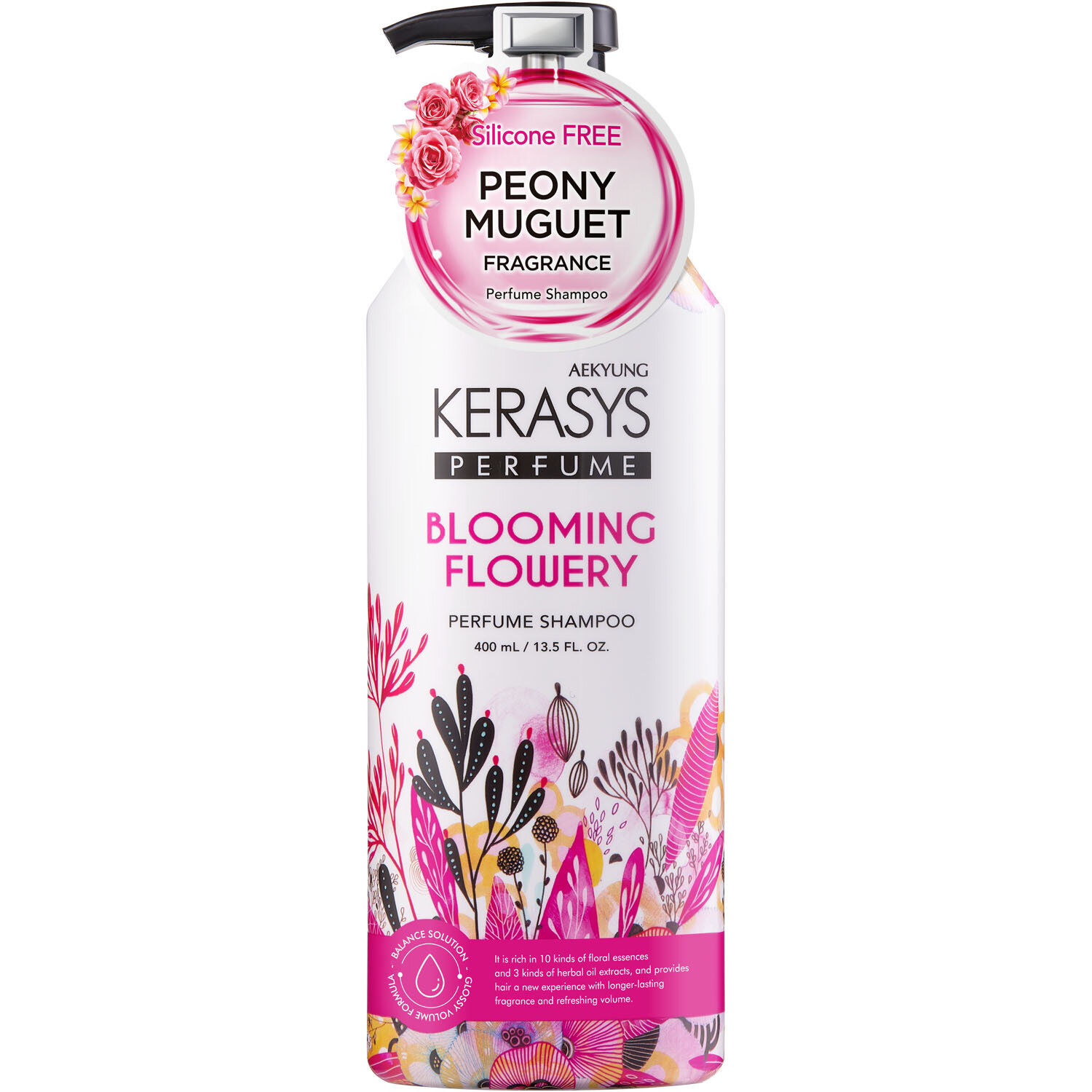 Шампунь для волос Флер. Дополнительный блеск и мягкость волосам, 400мл.