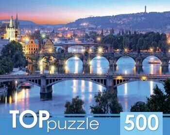 ПазлыTOPpuzzle 500 деталей. Итальянские мосты КБТП500-6807, (Рыжий кот) ()