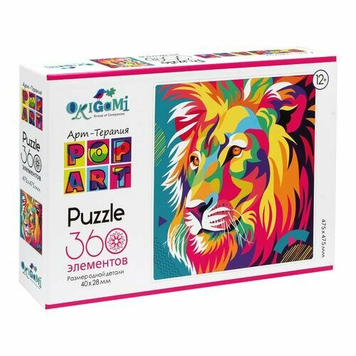 Пазлы 360 деталей. Арт-терапия. Поп-арт. Царь 06512, (ООО "Оригами") ()