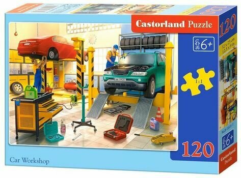 Пазлы Миди 120 деталей. Автомобильная мастерская В-13531, (Castor Drukarnia i Wydawnictwo)