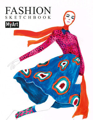 _SketchBook(ПрофПр)(о) MyArt Fashion Дама в косынке (на спирали) [4680088406299] ()