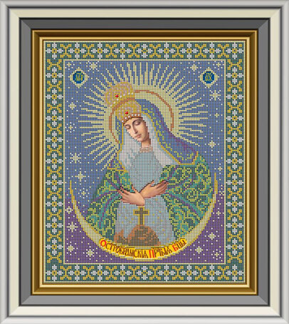 Икона Остробрамская набор для вышивания бисером Galla Collection И019