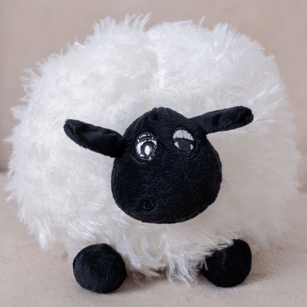 Мягкая игрушка Барашек 35 см (белый) (DL603518540W)