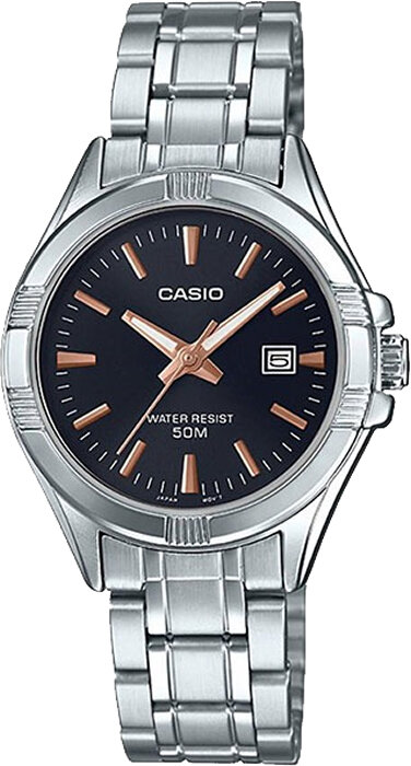 Наручные часы CASIO Collection, серебряный/черный/золотой