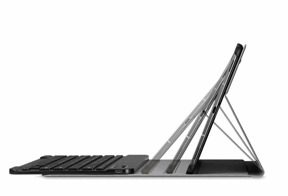 Чехол-клавиатура MyPads Bluetooth для Teclast T40 Pro 10.4 выгравировано на русском языке, черный