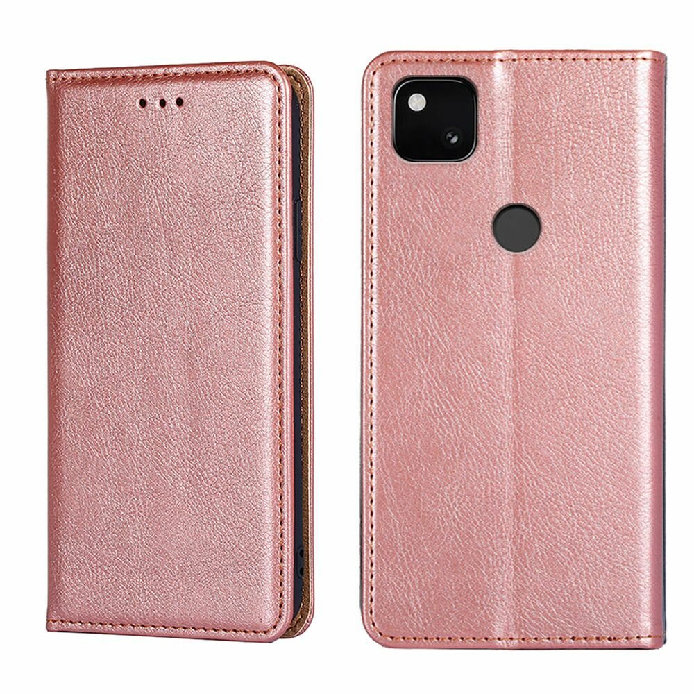Чехол-книжка MyPads для Google Pixel 4A / Гугл Пиксель 4A,(розовый)