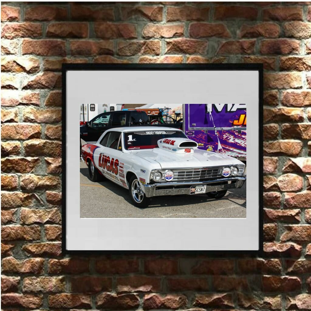 Постер "chevy chevelle retro" от Cool Eshe из коллекции "Автомобили", плакат А4