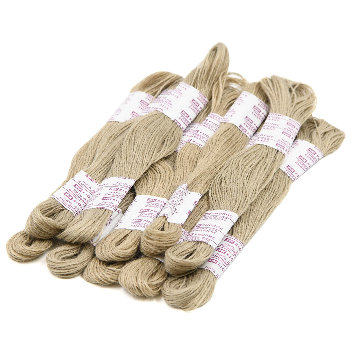 Мулине нитки для вышивания Риолис, 20 м*10 шт (шерсть, акрил), цвет 951