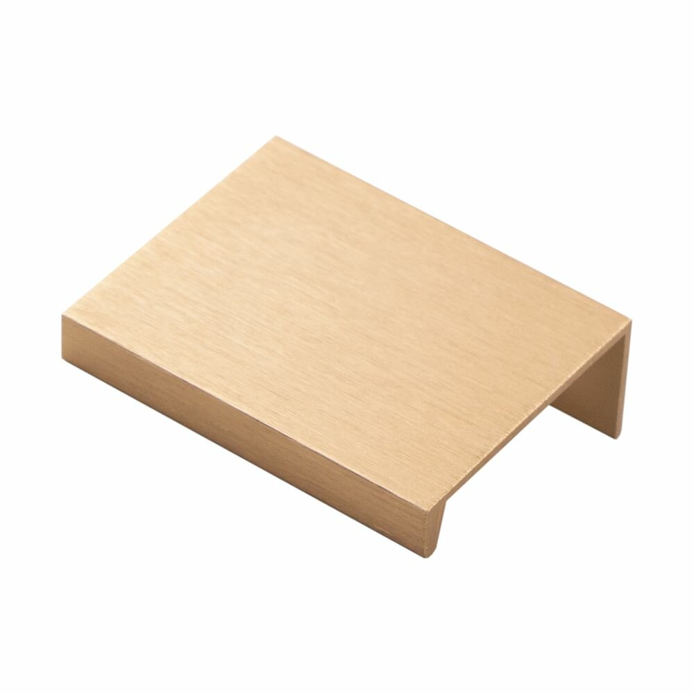 Ручка торцевая мебельная HEXI C 32 мм цвет золото брашированное