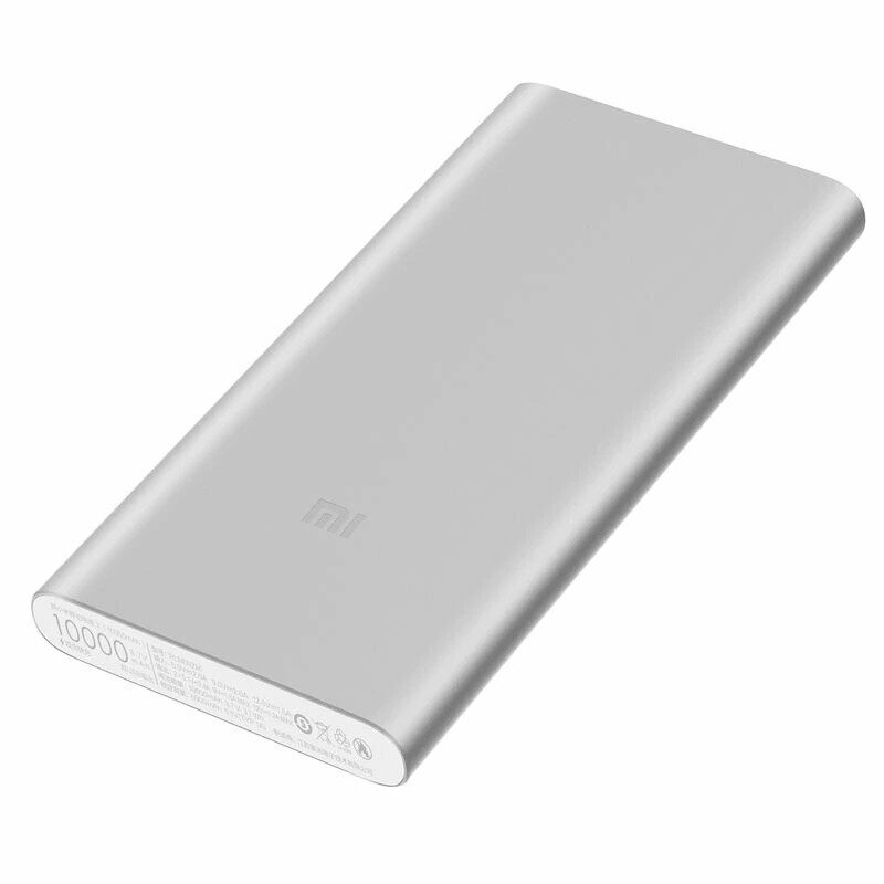 Портативный аккумулятор Mi Power Bank 3, 10000 mAh, серебристый