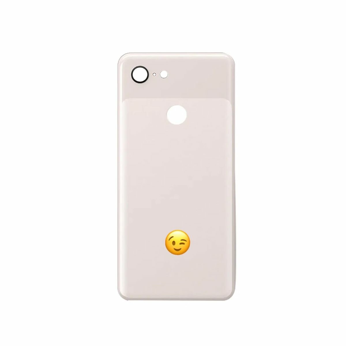 Задняя панель (крышка) для Google Pixel 3 в сборе с окошком камеры розовая