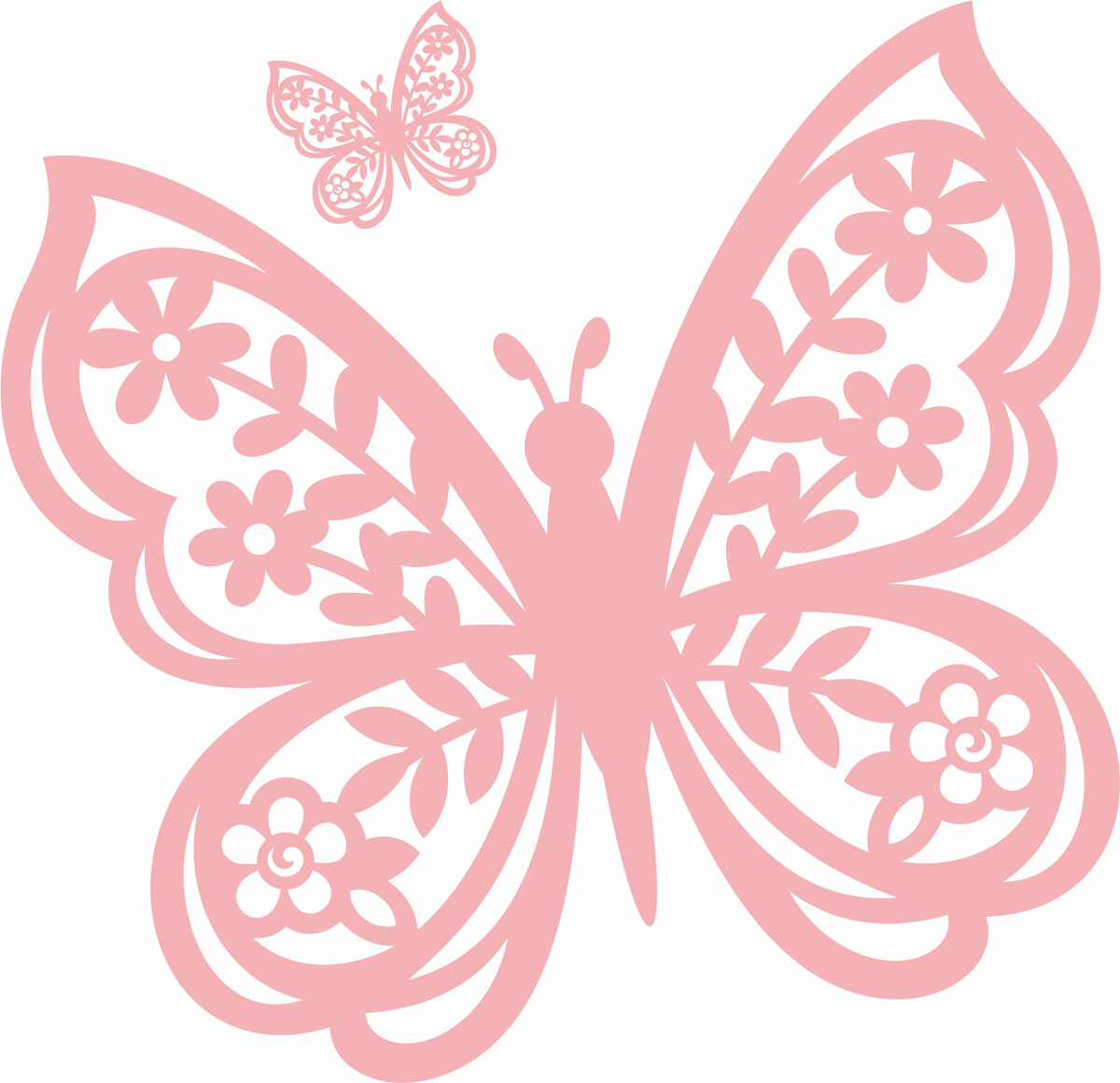 Gamma Термоаппликация Бабочка M-524 термотрансфер для одежды и детских вещей №05 1 шт