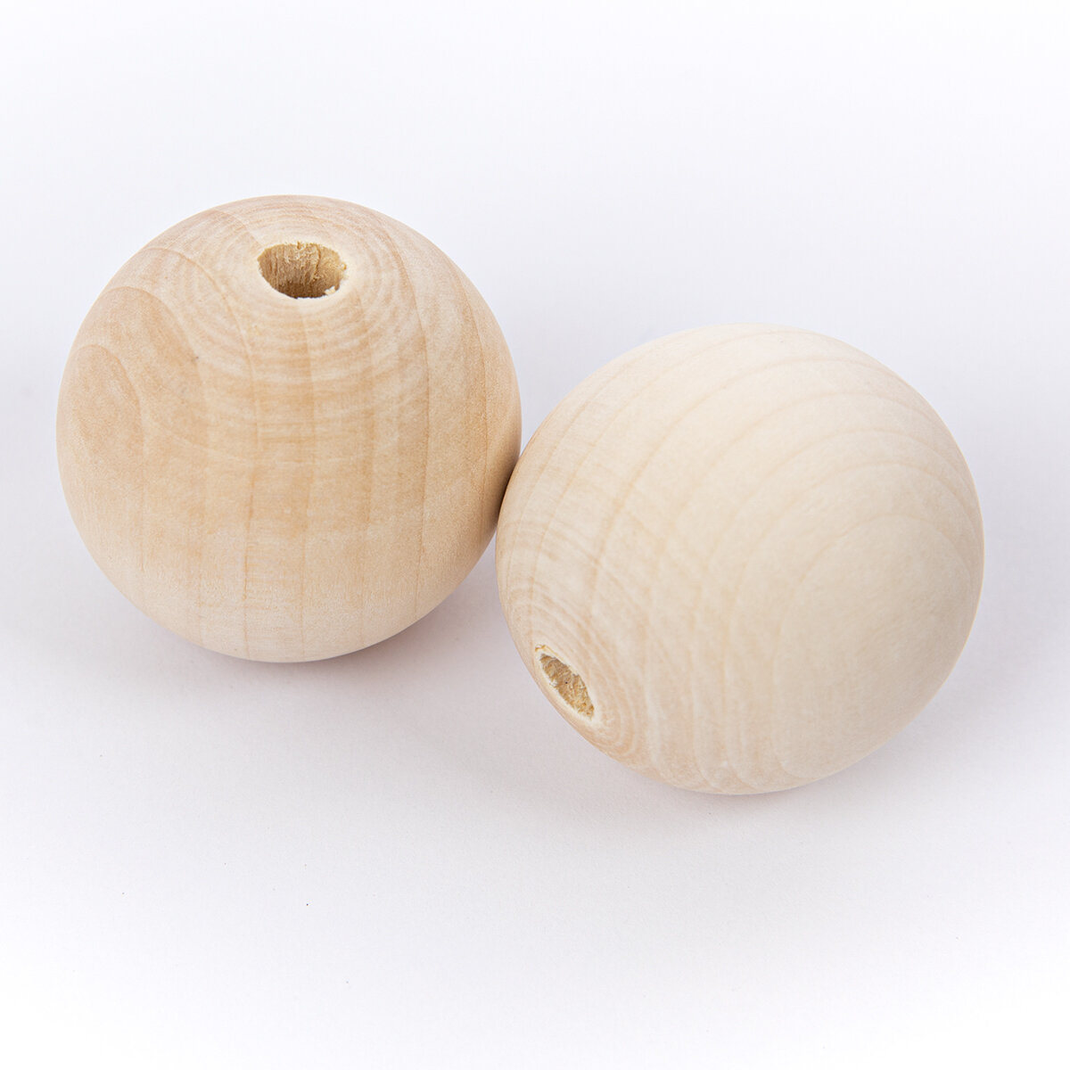 Бусины деревянные "Zlatka" HWBE-40 40 мм 40 г светлое дерево