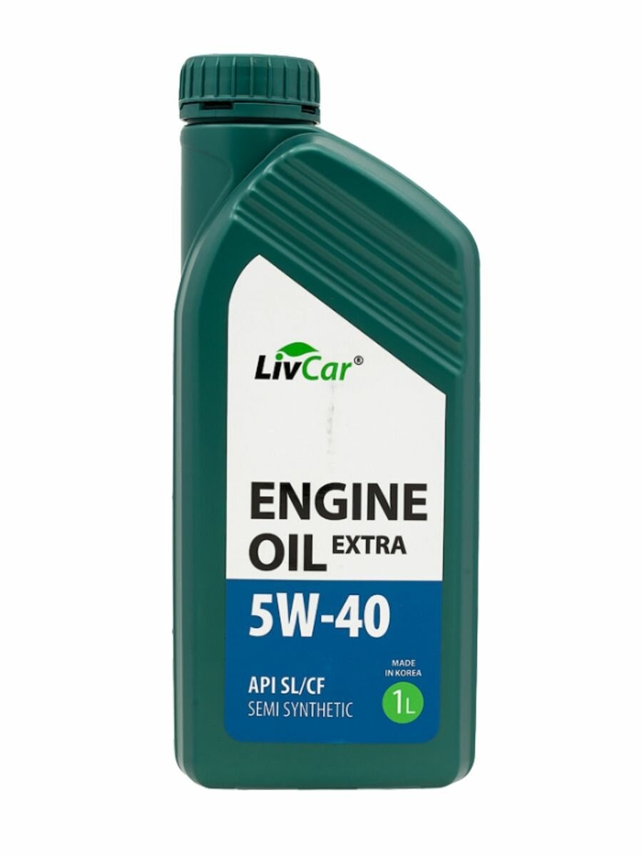 LivCar Масло моторное LIVCAR ENGINE OIL EXTRA 5W-40 API SL/CF (1л) LC2610540-001