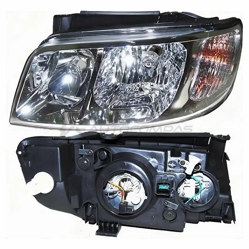 Фара Hyundai Matrix 05-08 (Слева/ Галоген/ Ручная регулировка) Sat арт. ST-221-1142L-LD