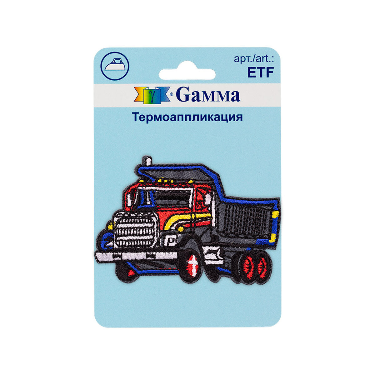Термоаппликация "Gamma" ETF 02-407 Грузовик 4.9х7 см
