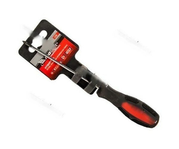 Отвертка крестовая 0*100 противоскользящая рукоятка matrix 12238