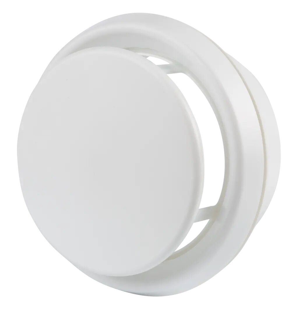 Анемостат Equation D 150 мм пластик цвет белый