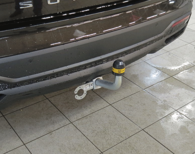 Фаркоп Motodor Kia Sorento c 2020, Hyundai Santa Fe с 2021 (оцинк. Шар) арт.91008-A