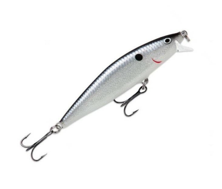 Воблер Rapala Flat Rap 08 /SEW /плавающий/ 0,9-1,8м, 8см, 7гр