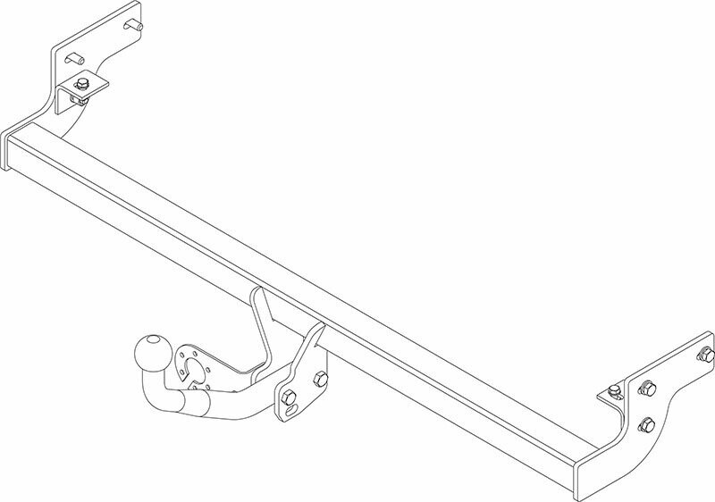 Фаркоп AvtoS для HYUNDAI ELANTRA (2007-2012) с универсальной электрикой и сертификатом в комплекте, арт.(HY 20+electr)