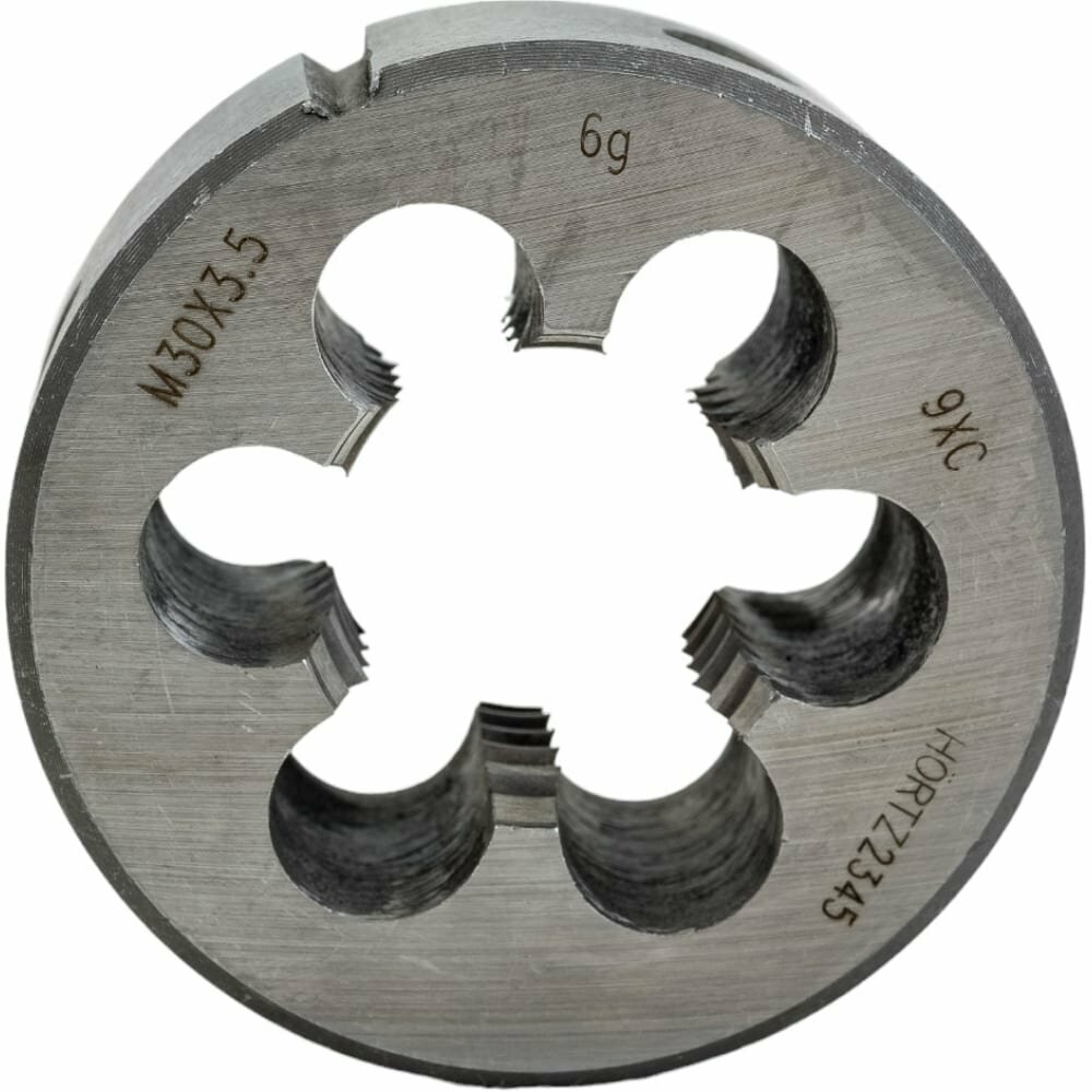 Плашка HORTZ М30x3.5 9ХС 204073