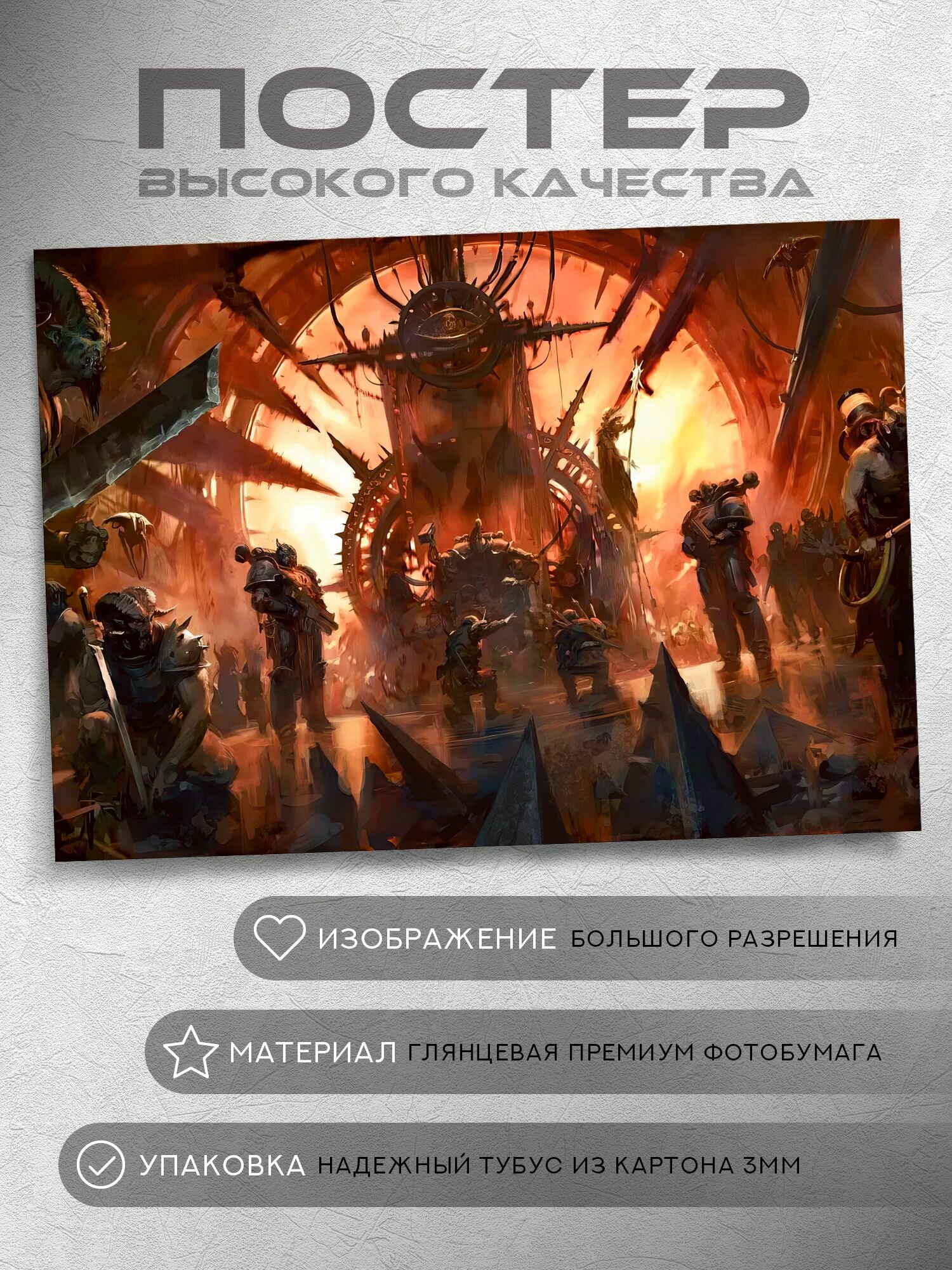 Постер: Хаос (Вархаммер 40000, Warhammer)