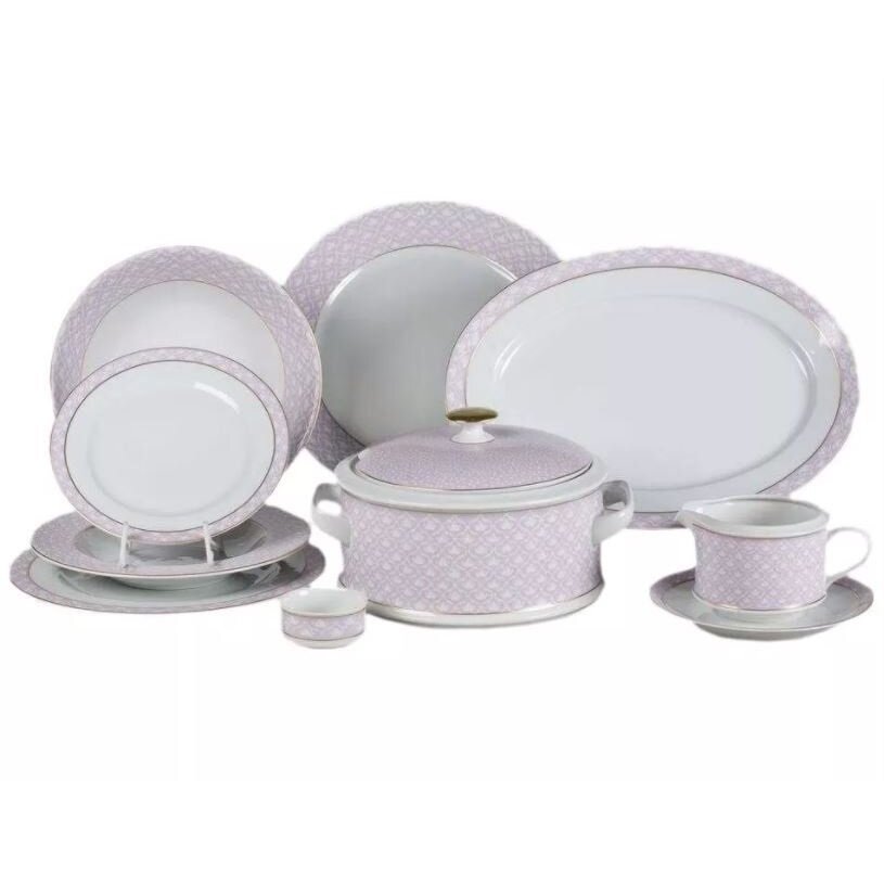 Обеденный сервиз Leander Sabina Fialové Pletení 02162021-243A