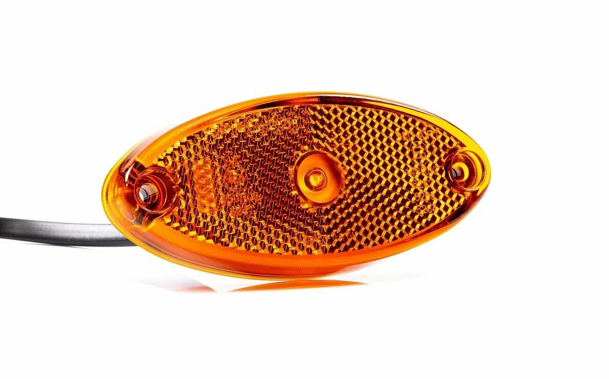 Фонарь габаритный светодиодный Fristom FT-061 Z LED, 12-36В, желтый, со светоотражателем (1 шт.)
