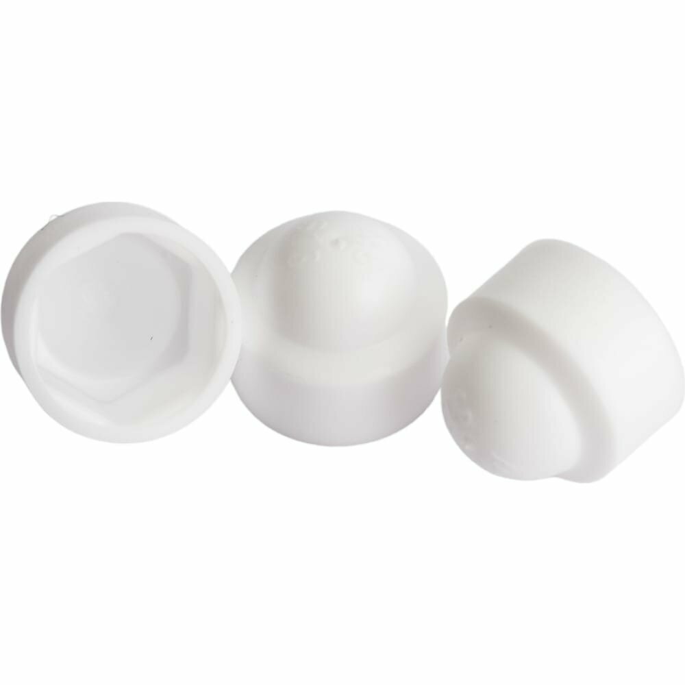 Пластиковый колпачок европартнер на болт/гайку M8, белый, 20 шт. 5 1394 1