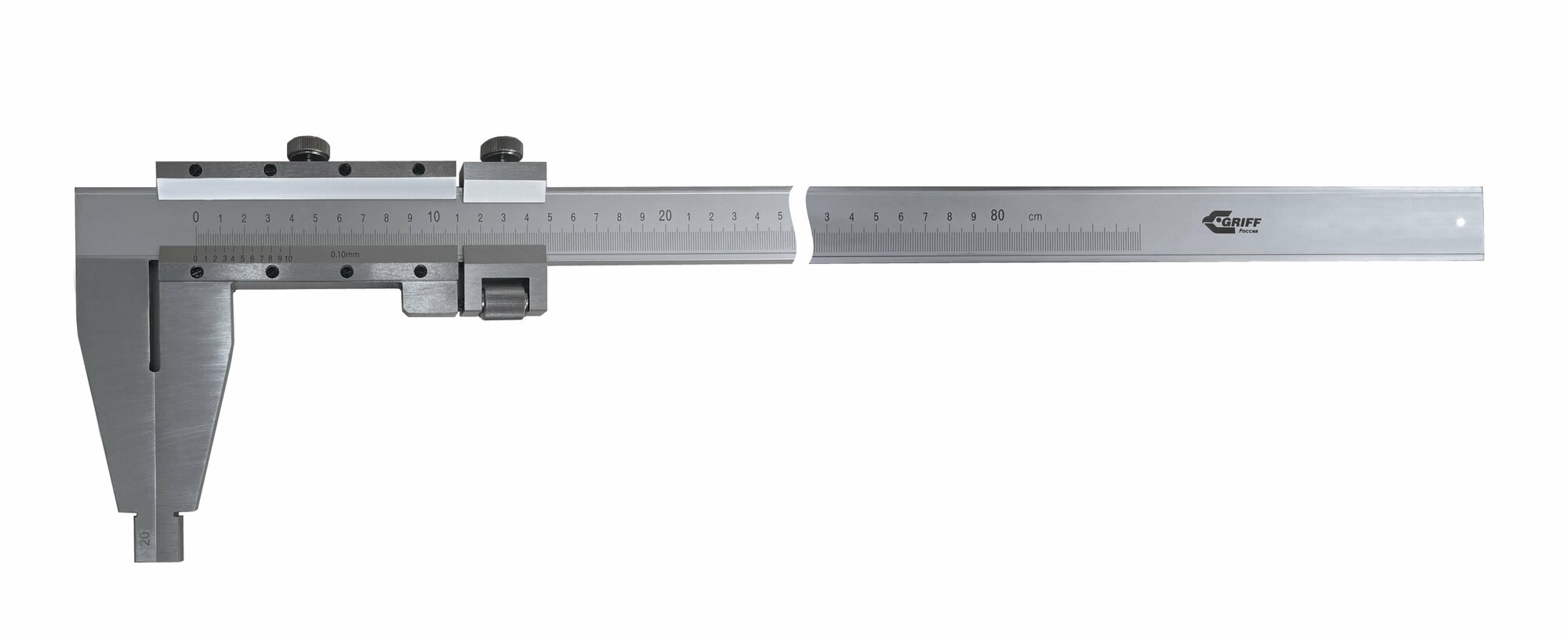 Штангенциркуль нониусный ШЦ-III 800-0,1, GRIFF, ГОСТ 166-89, серия professional, D162369