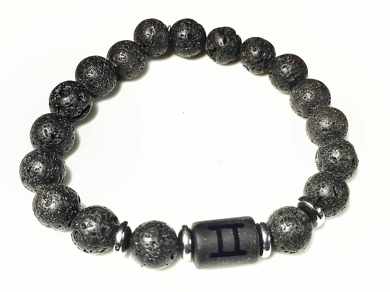 Браслет, искусственный камень, гематит
