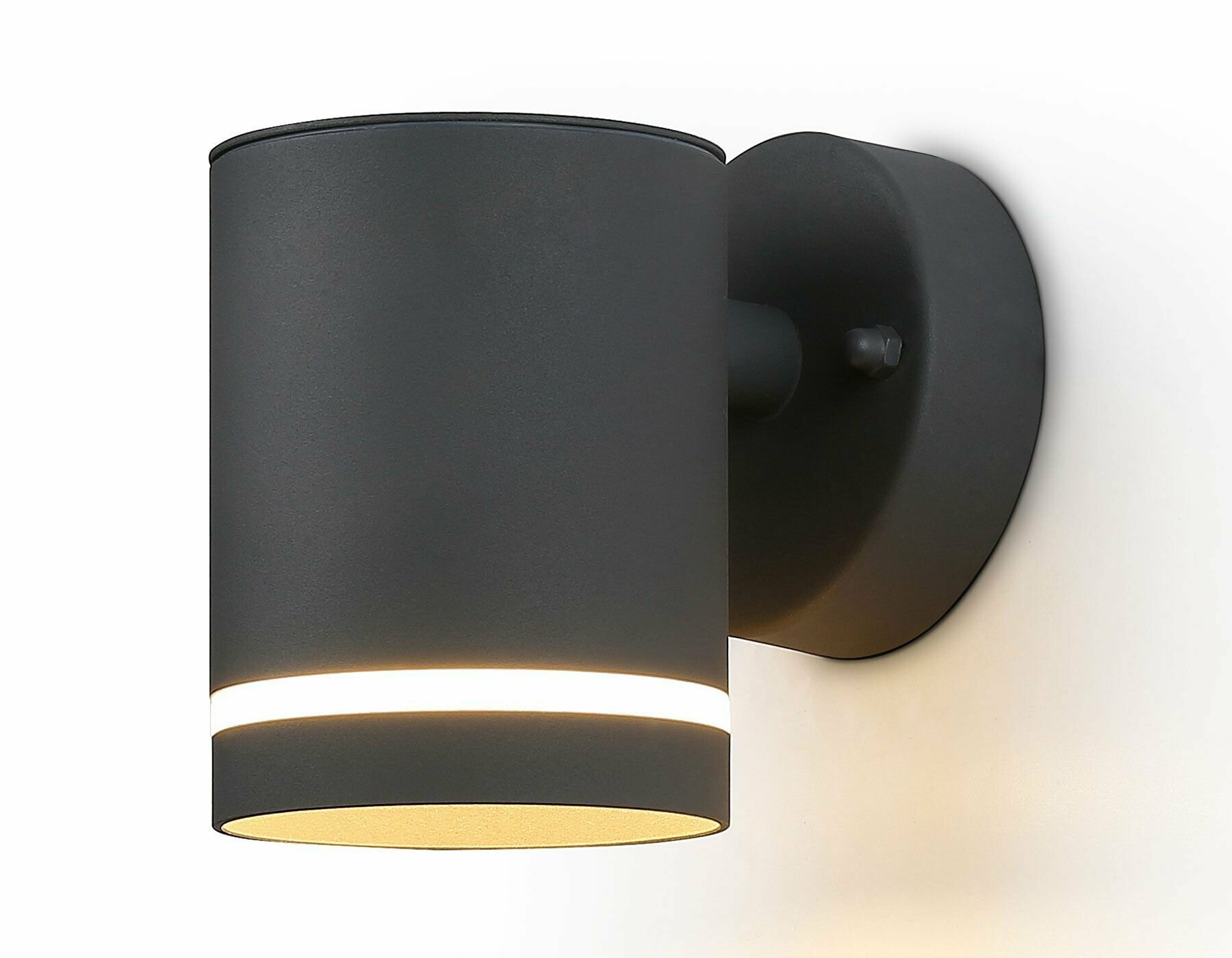 Уличный настенный архитектурный светильник, IP54 GX53 max 15W 110*85*125, серый